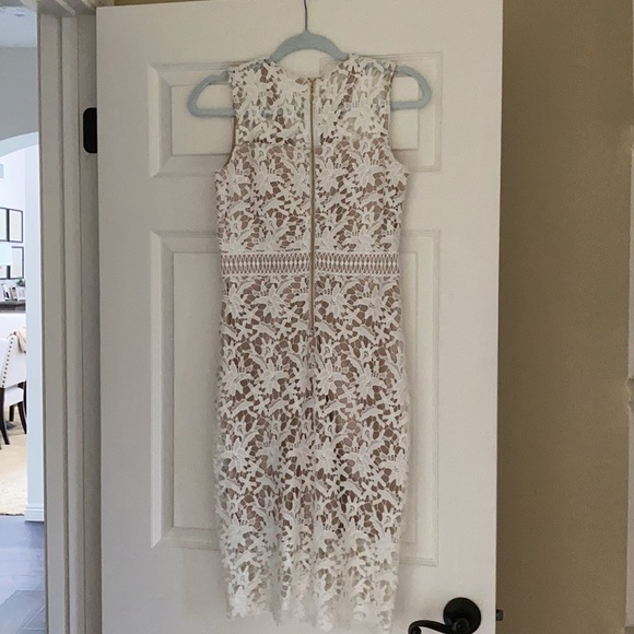 hailey lyn | Dresses | Hailey Lyn Cream Lace Back Zipper Dress 4 ...